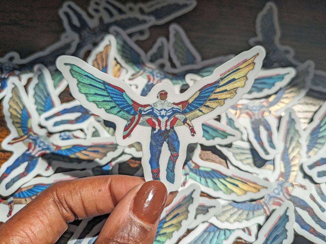 Captain America Marvel Vinyl Sticker | Falcon and the Winter Soldier ...