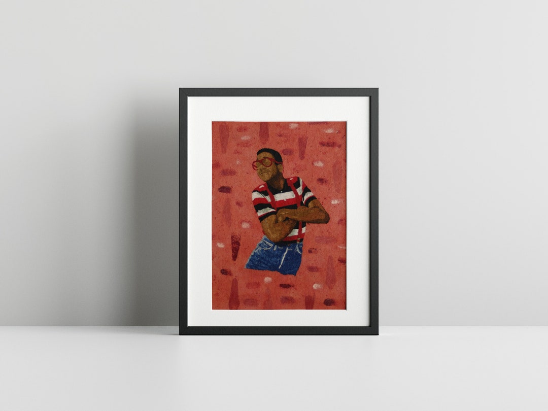 Steve Urkel Family Matters 90s Wall Art Print | Melanin Nostalgia ...