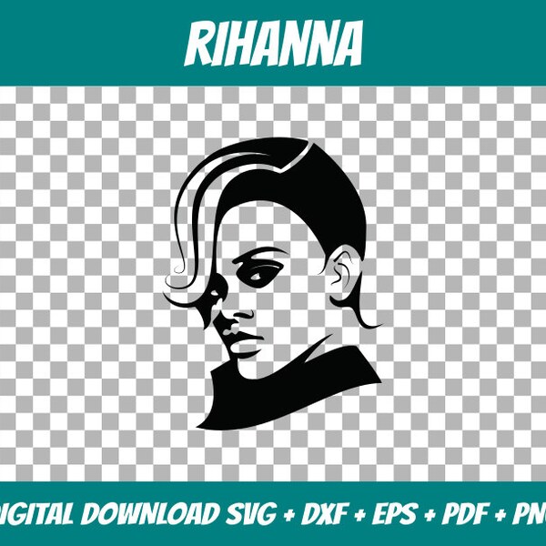 Rihanna Svg - Etsy