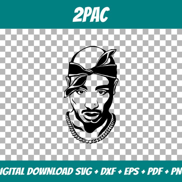 Tupac Svg - Etsy