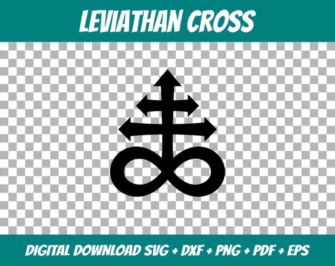 Leviathan Cross, Satanic Panic, Gothic, Silhouette Cameo, Cricut, Vinyl ...