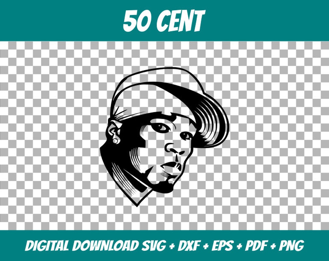 50 Cent, Curtis James Jackson III, Queens, Silhouette Cameo, Cricut ...
