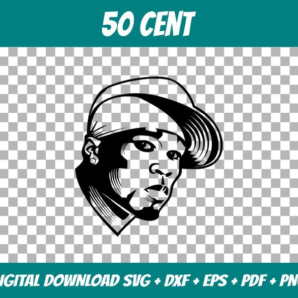 50 Cents Svg - Etsy