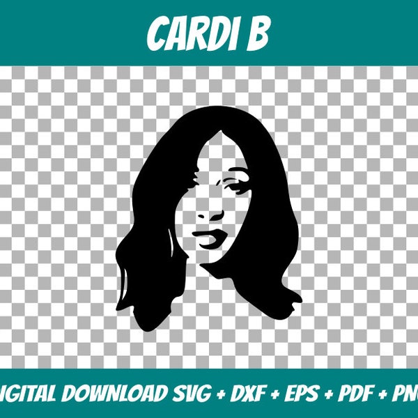 Cardi B Png - Etsy