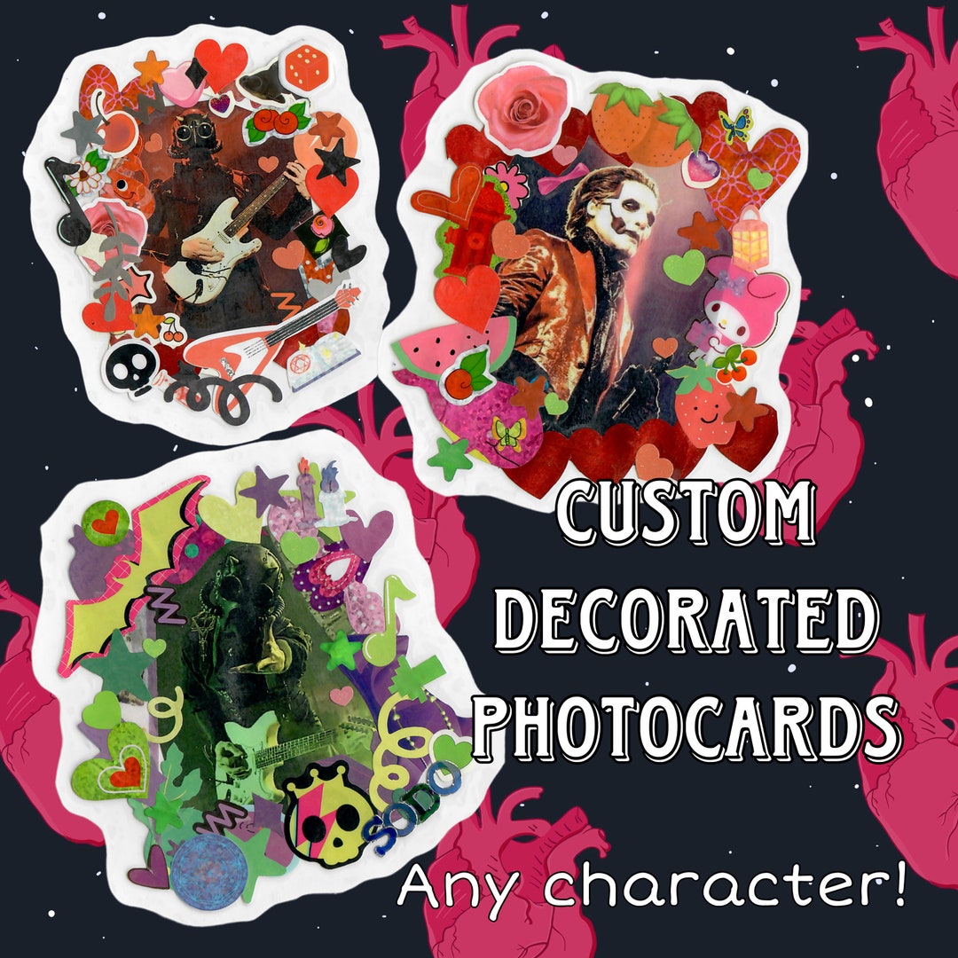 CUSTOM Photocard Decoration - Etsy
