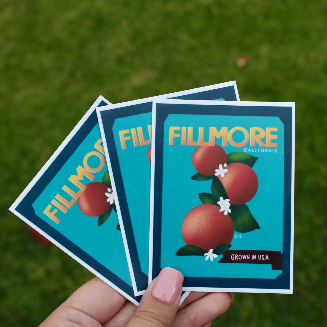 Fillmore Sticker - Etsy