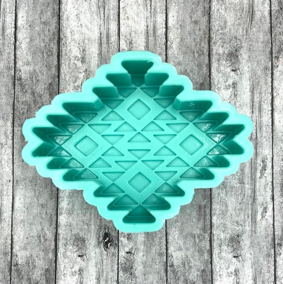 Aztec Silicone Mold With Aztec Print - Etsy