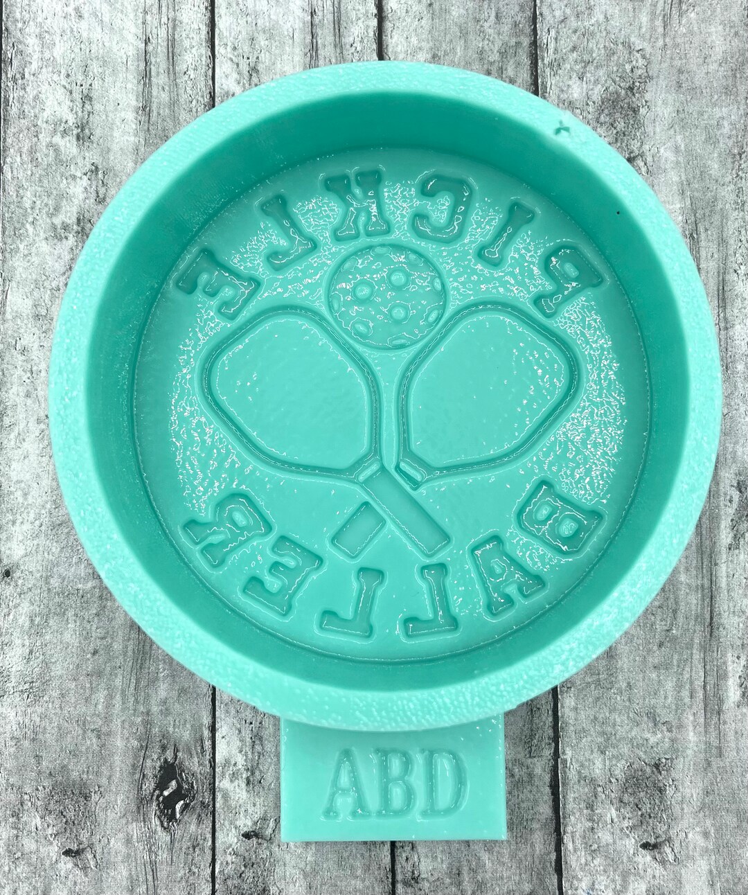Pickleball Round Silicone Mold - Etsy