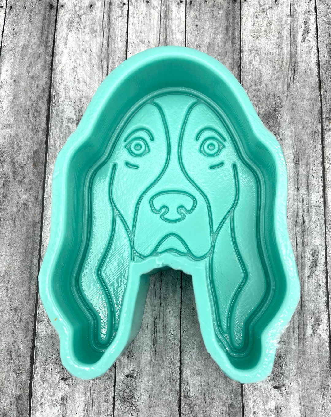 Porcelaine Dog Face Silicone Mold Mould - Etsy