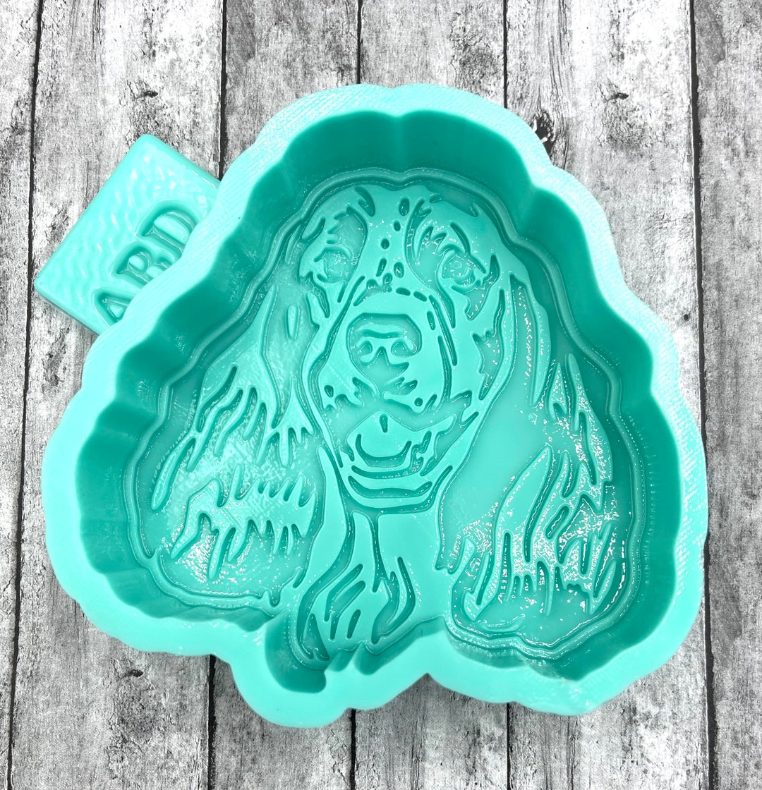 English Spaniel Dog Face Mold Mould - Etsy