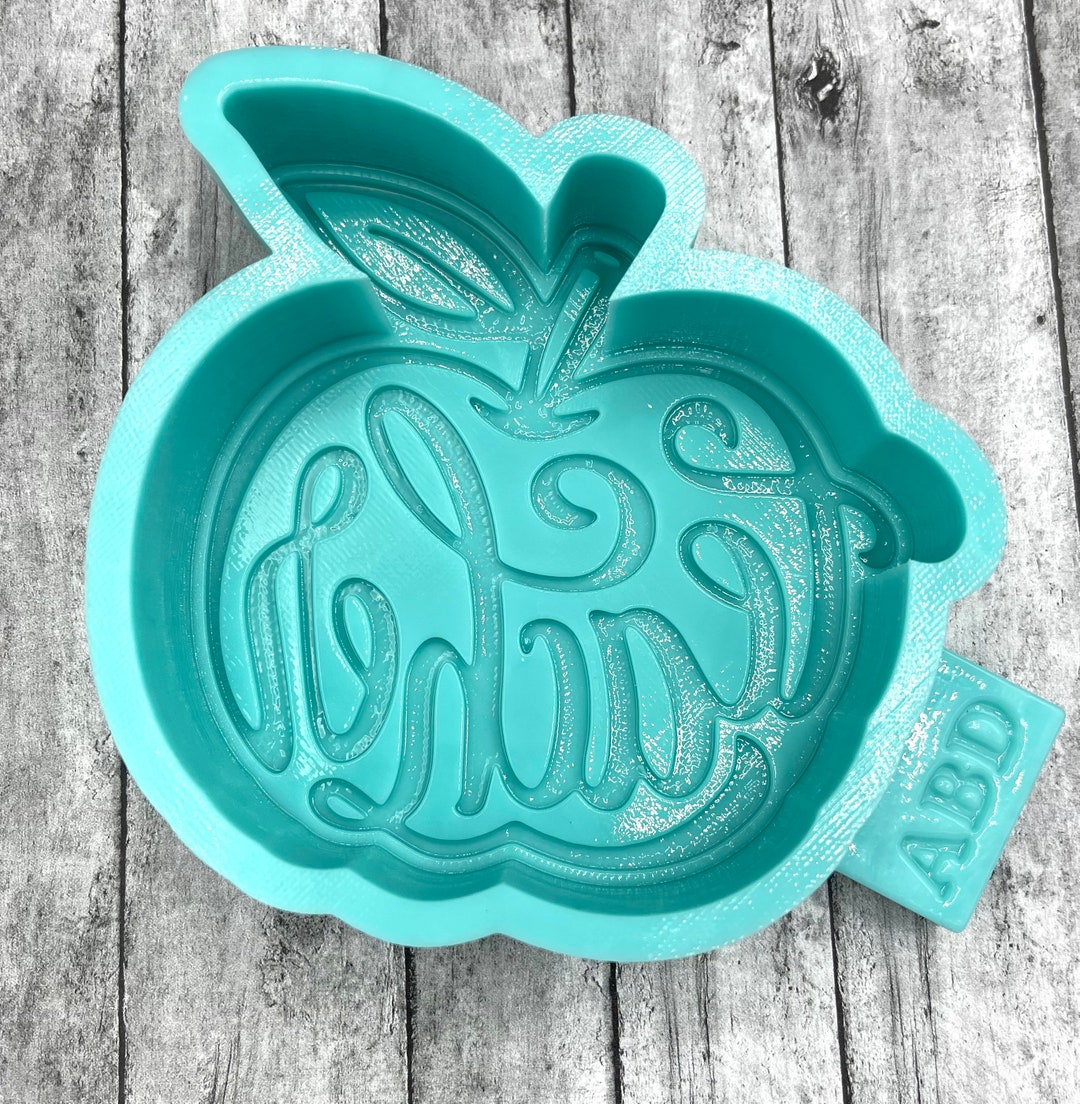 Teacher Apple Silicone Mold Mould - Etsy