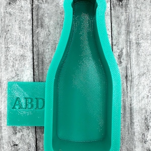 Champagne Liquor Bottle Silicone Mold Craft Molds, Car Freshie Molds ...