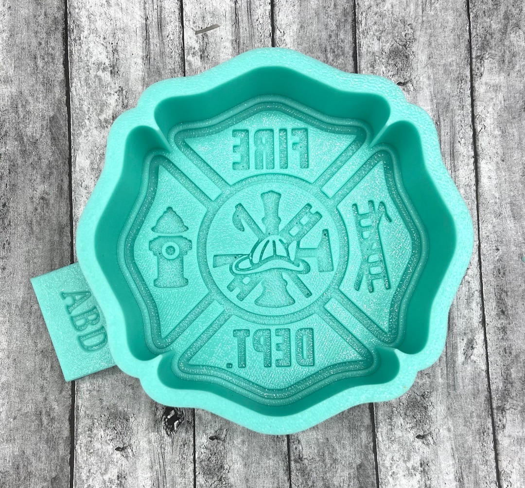 Firefighter Emblem Silicone Mold - Etsy