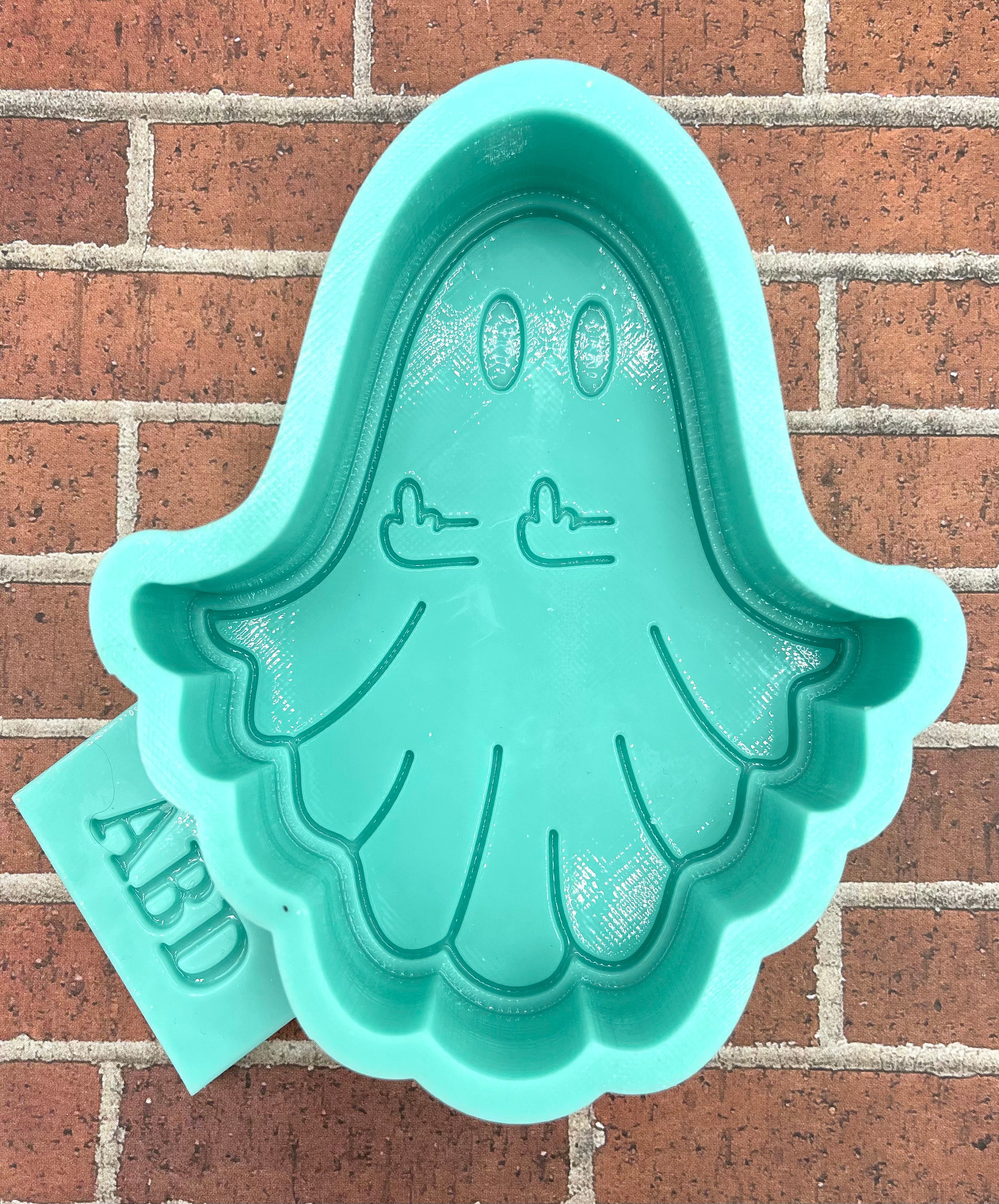 Ghost With Middle Finger Silicone Mold - Freshie or Aroma Bead - Etsy
