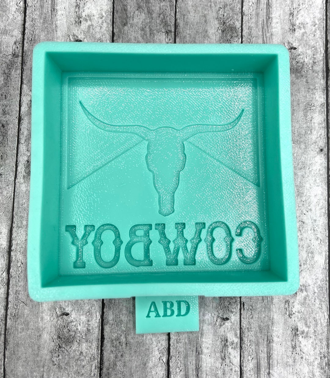 Cowboy Square Silicone Mold Mould - Etsy