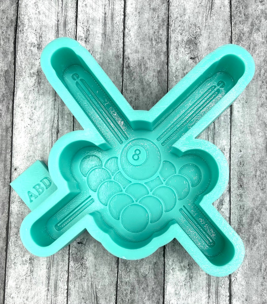 Billiards Pool Balls and Pool Sticks Silicone Mold - Etsy
