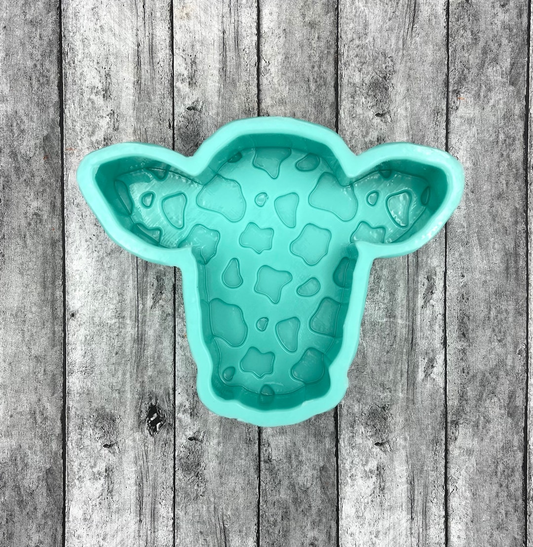 Cow With Spots Silicone Mold - Freshie Mold, Silicone Molds, Molds for ...