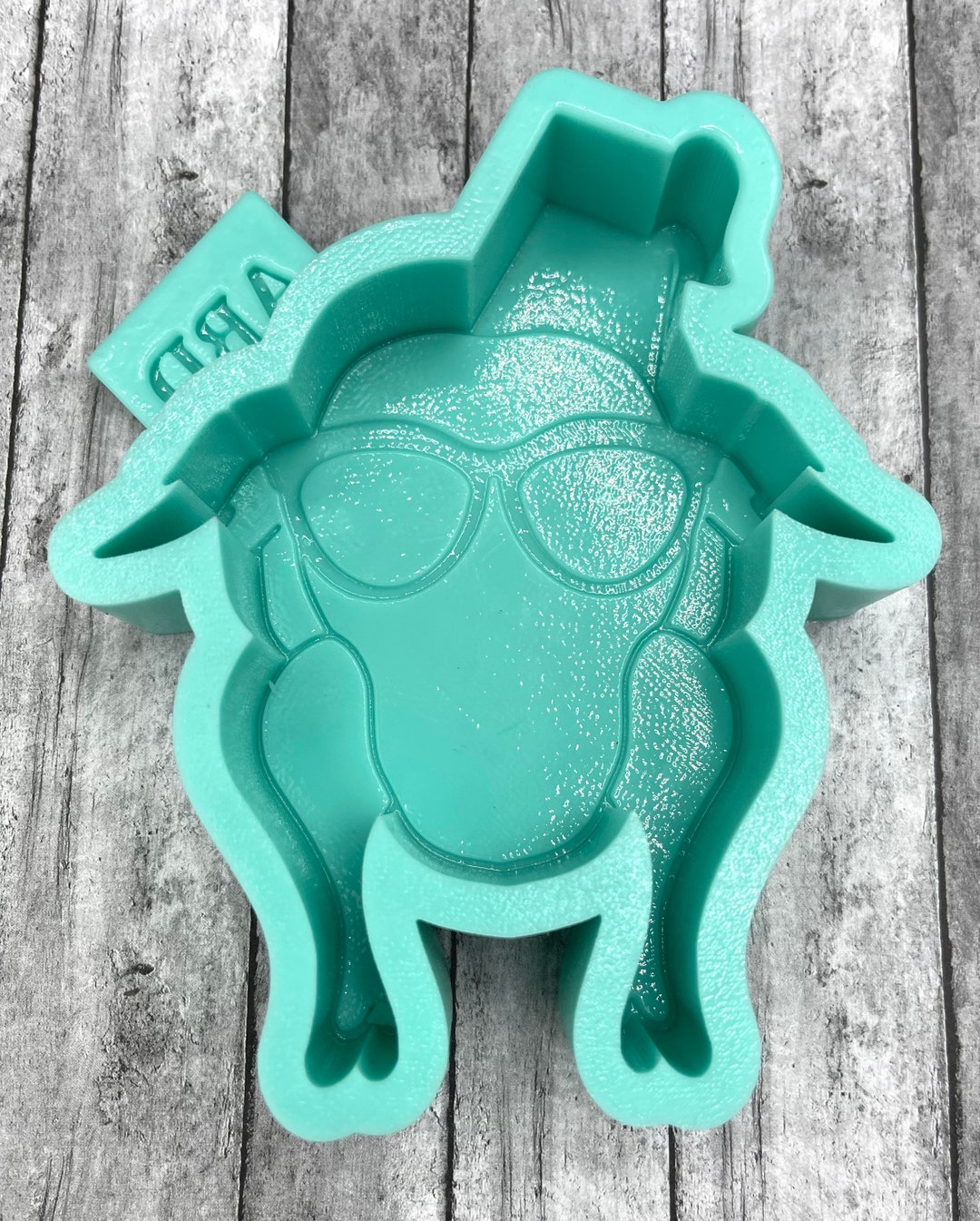 Turkey With Glasses Silicone Mold Mould - Etsy
