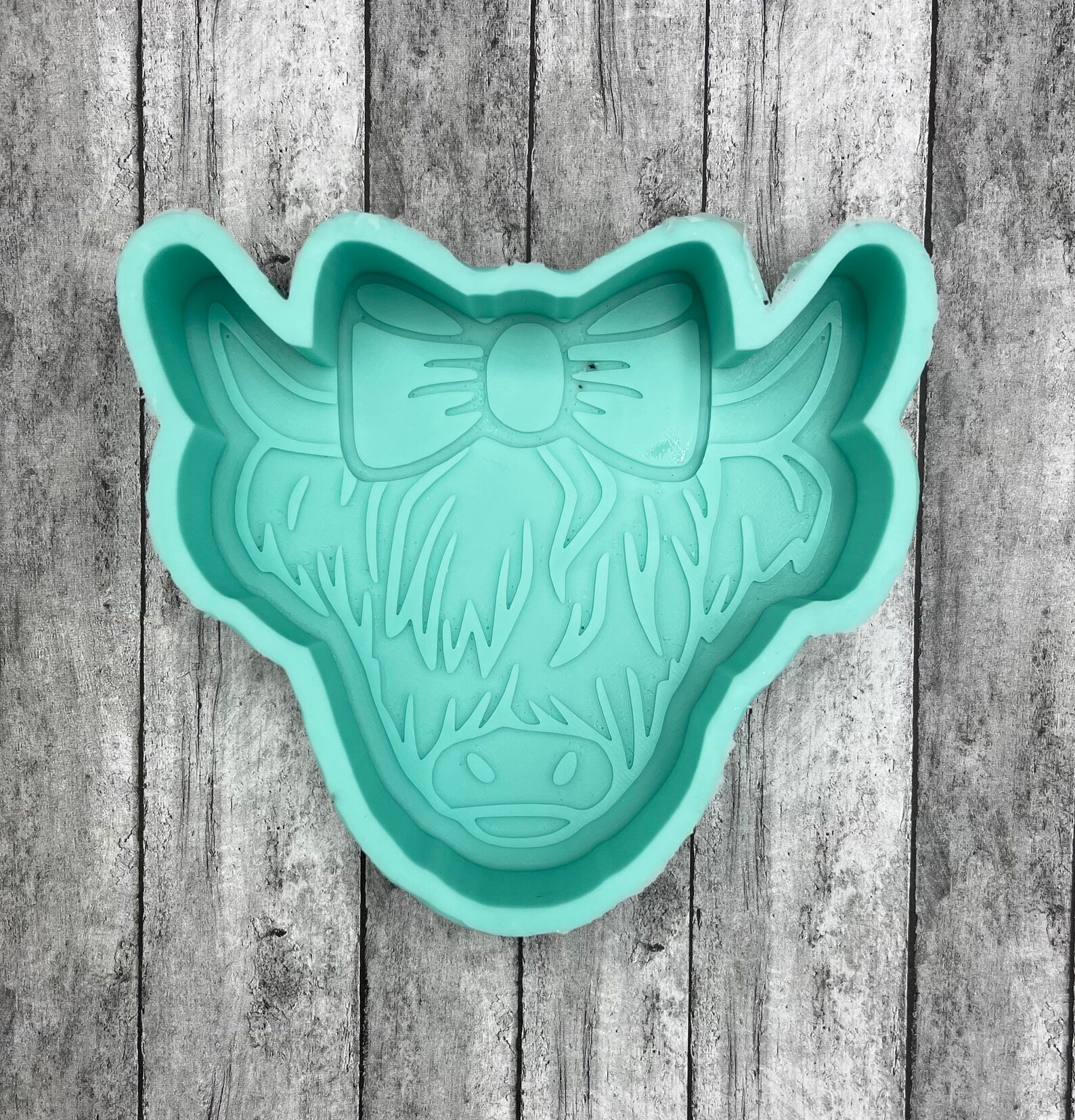 Highland Cow reverse Silicone Mold Mould - Etsy