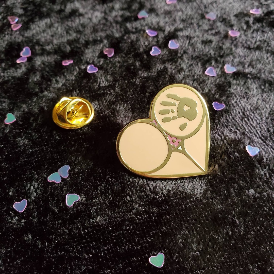 Spanked Handprint Hard Enamel Butt Pin Brooch Badge - Etsy