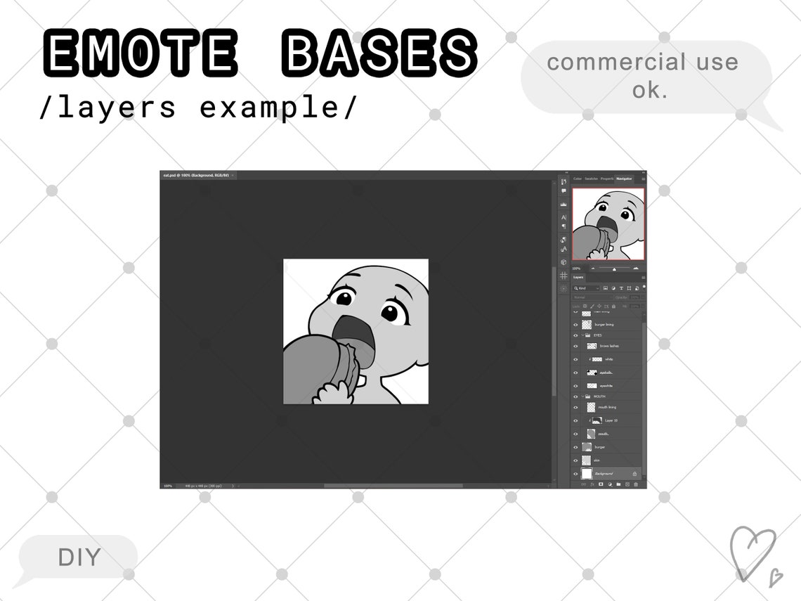 Emote Bases Pack 2 - Etsy Canada