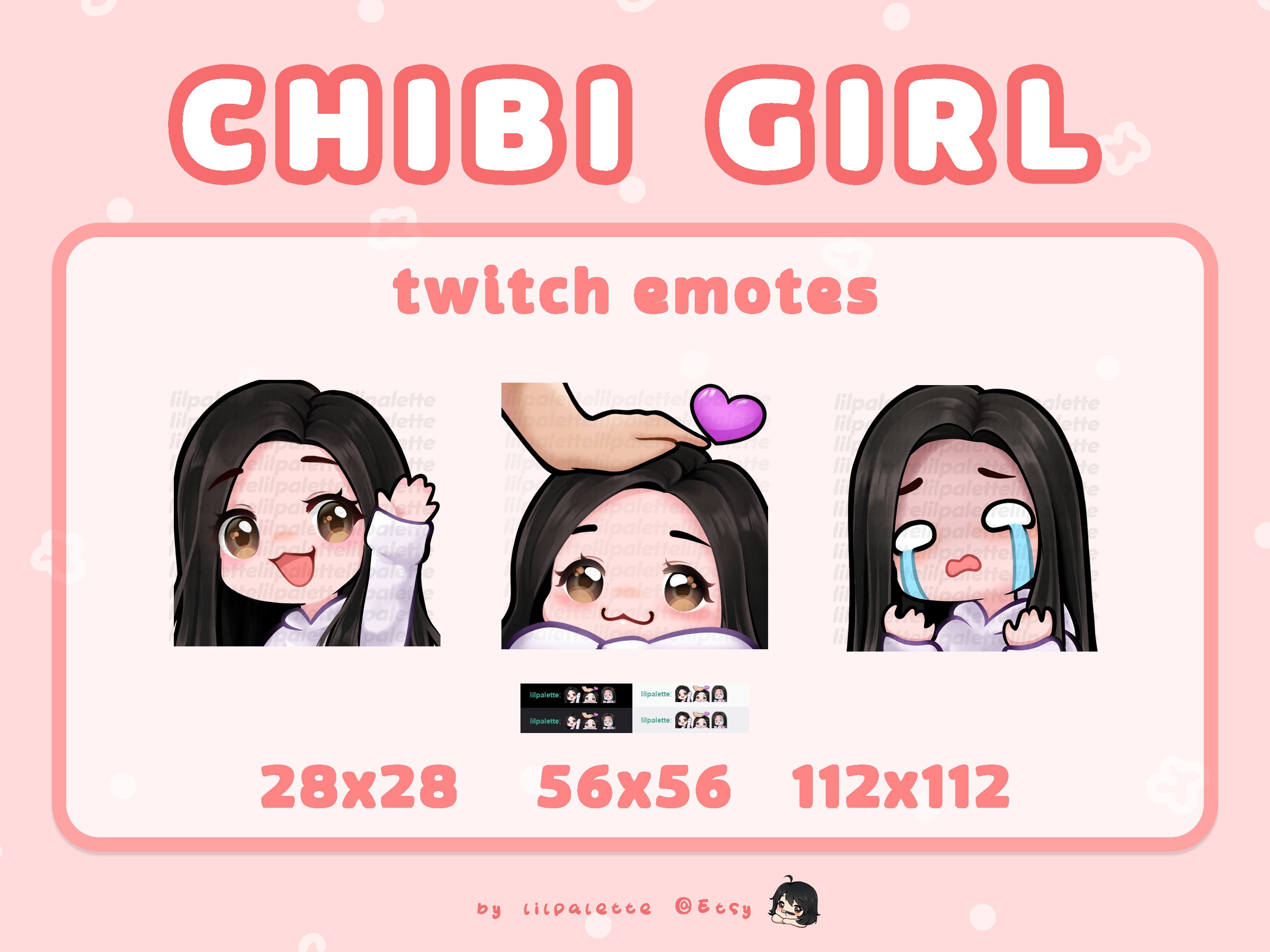 Art & Collectibles Drawing & Illustration custom emotes twitch emotes ...