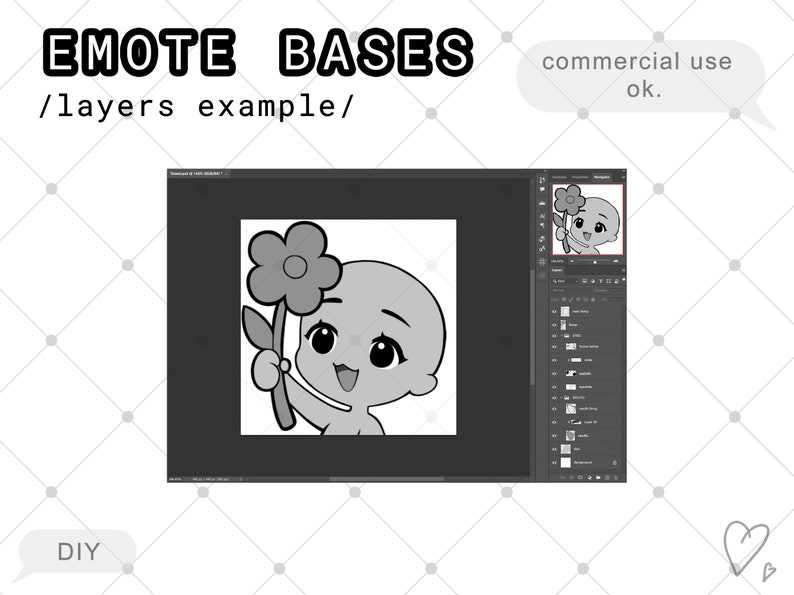 Emote Bases | Pack 1 - Etsy