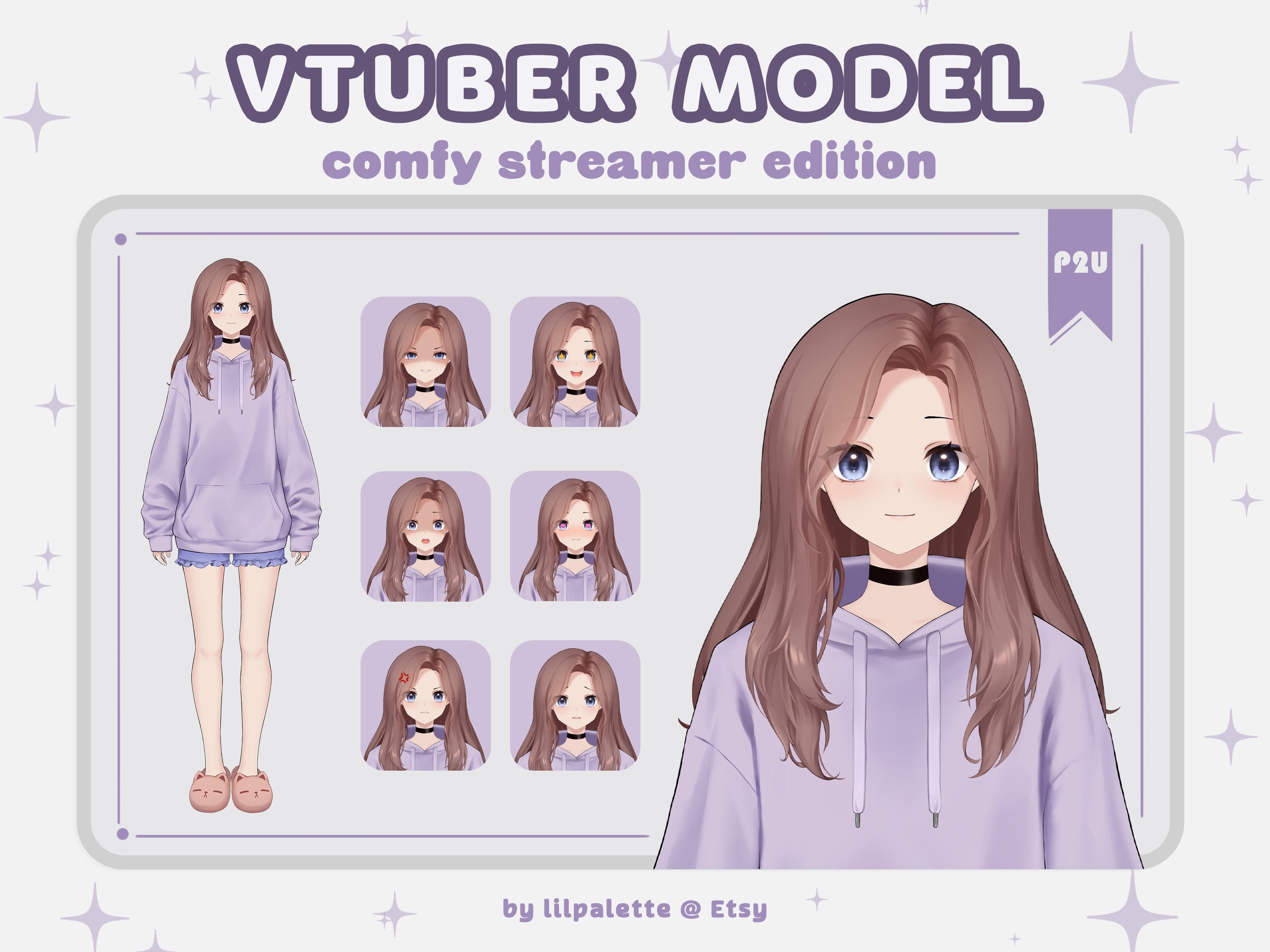 Premade Vtuber Model - Etsy Canada
