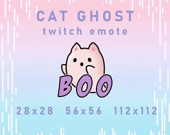 Boo Twitch Emote | Etsy