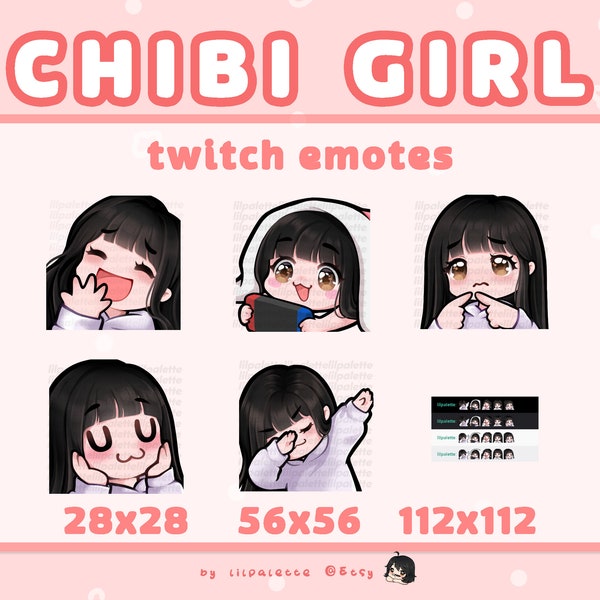 Chibi Bangs Emotes - Etsy