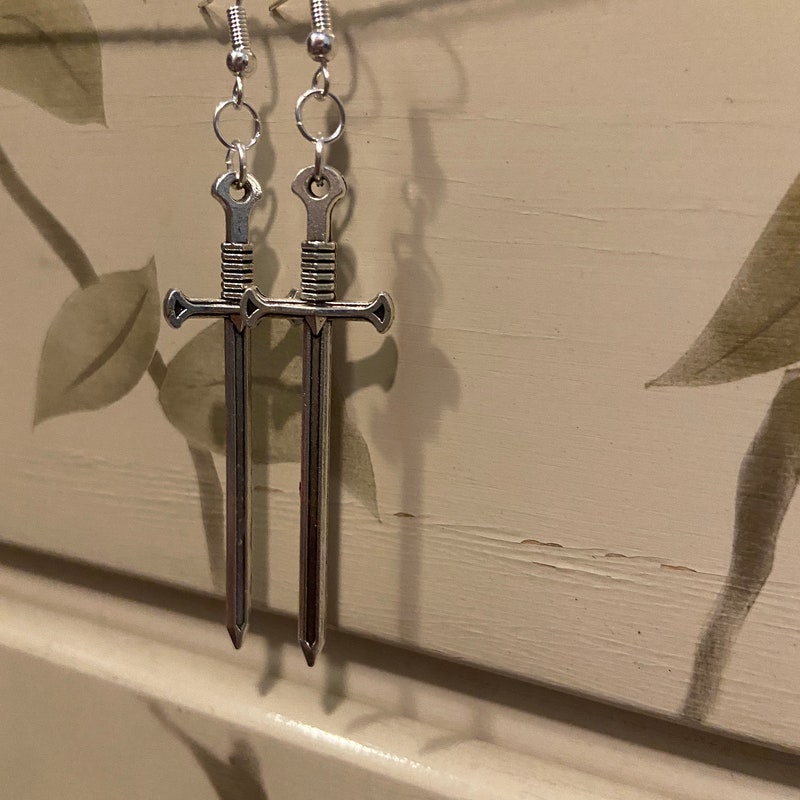 Sword Earrings - Etsy