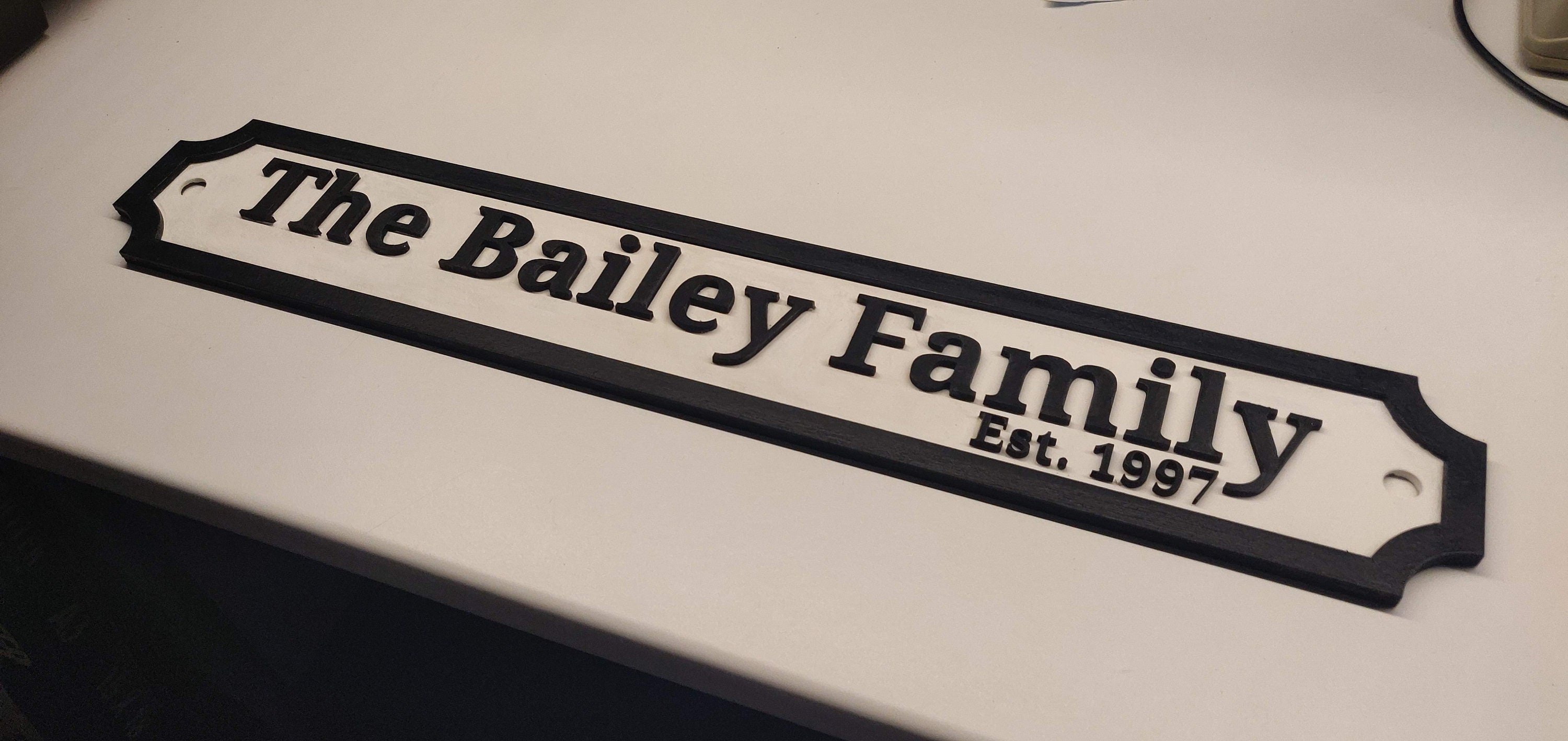 Personalised Railway Sign Train Sign Custom Family Name Sign - Etsy UK