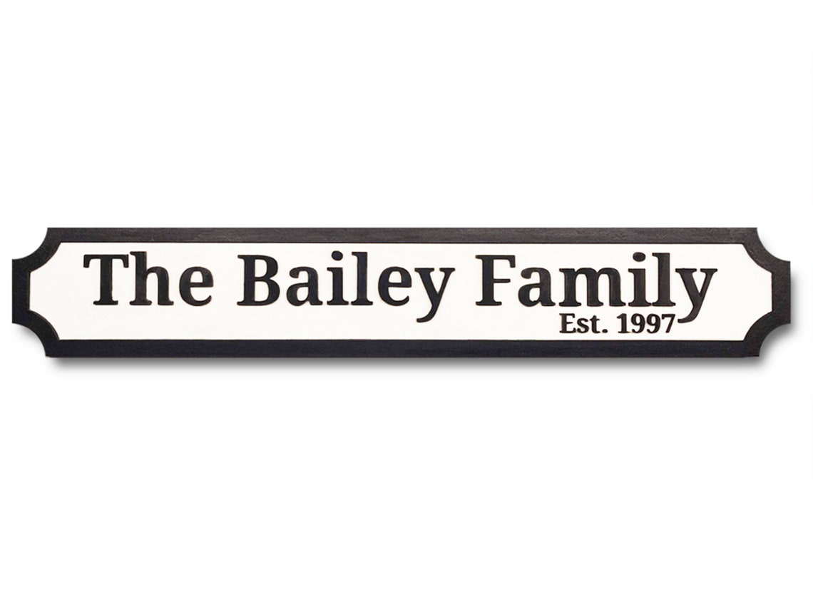 Personalised Railway Sign Train Sign Custom Family Name Sign - Etsy UK