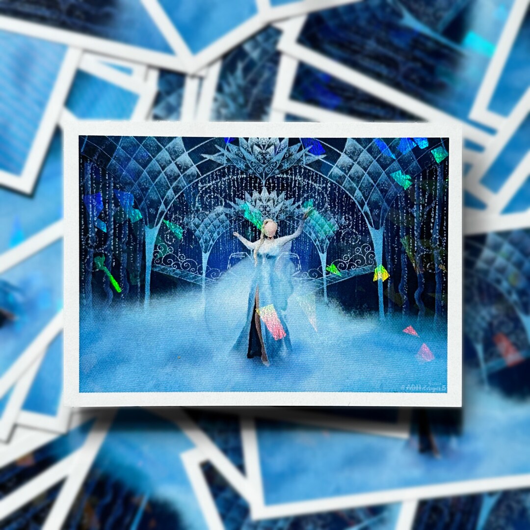 Frozen Fractals Holographic Sticker - Etsy