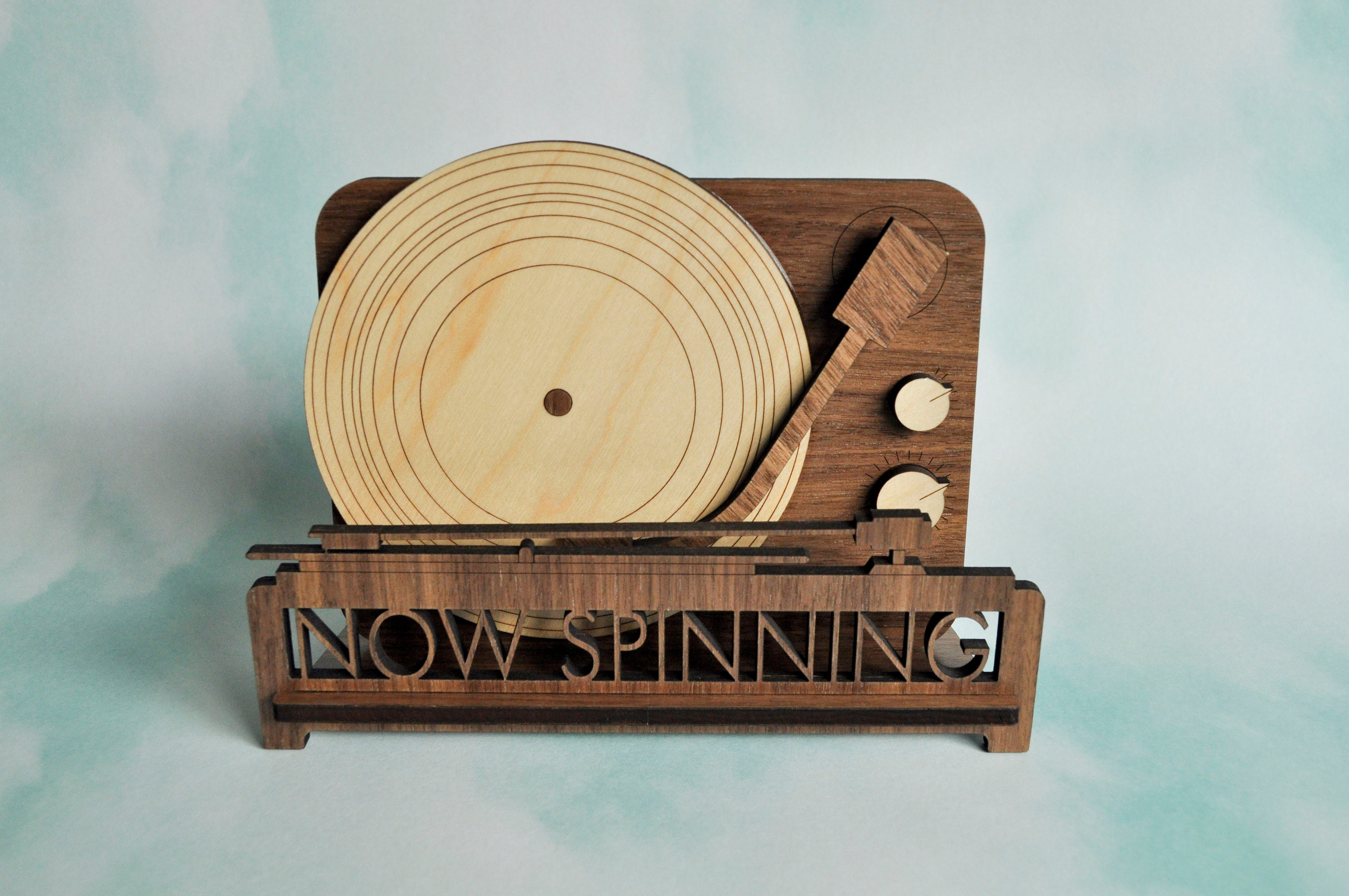 Vinyl Record Album Display Stand, Now Spinning Display, Album Display ...