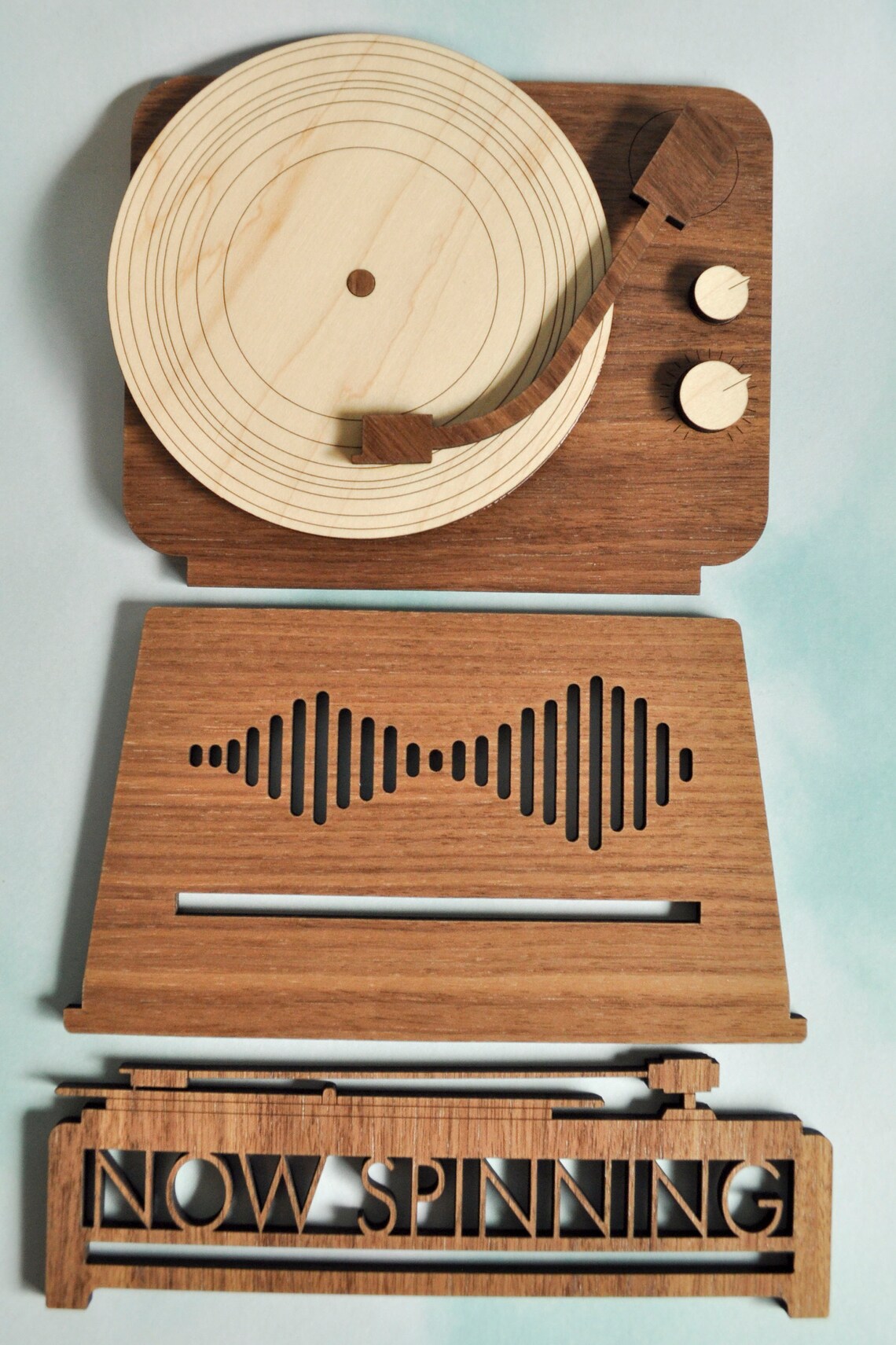 Vinyl Record Album Display Stand, Now Spinning Display, Album Display ...