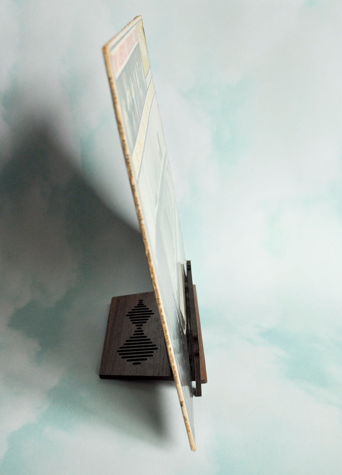 Vinyl Record Album Display Stand, Now Spinning Display, Album Display ...