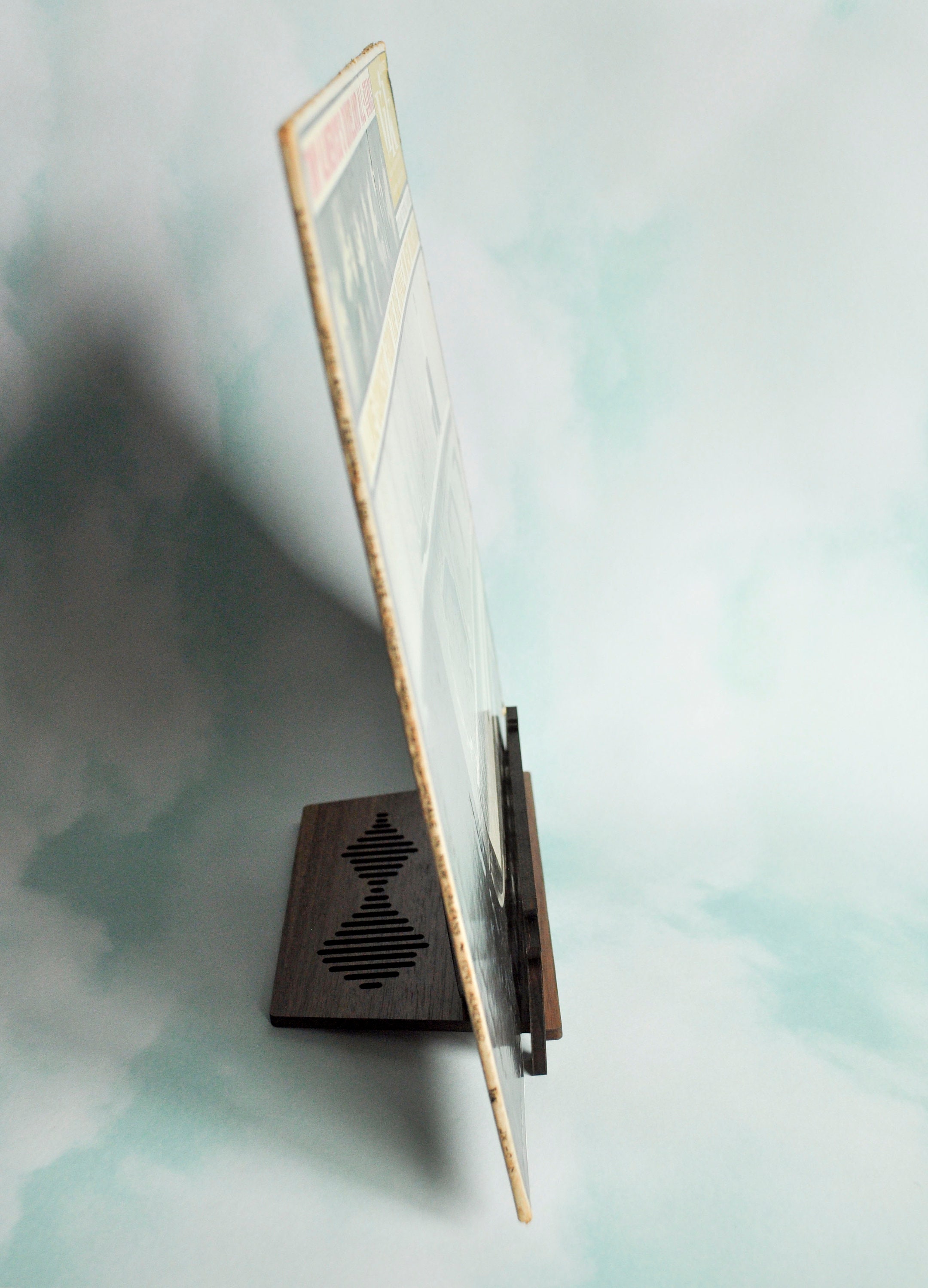 Vinyl Record Album Display Stand, Now Spinning Display, Album Display ...