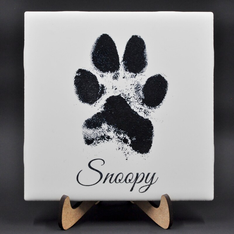 Paw Print Tile - Etsy