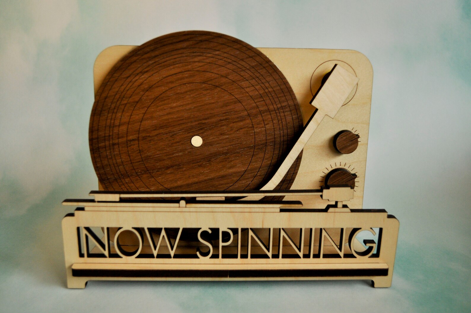 Vinyl Record Album Display Stand, Now Spinning Display, Album Display ...