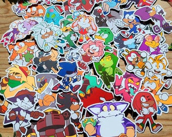 90s Sonic the Hedgehog Sticker Pack - Etsy