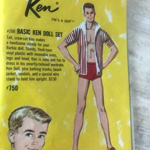 1960 Mattel Original Ken Doll - Etsy