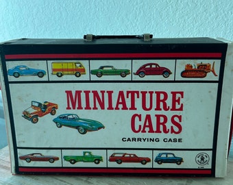1966 Mattel Cars Miniature Car Collectors Showcase 24 Car Travel Case ...