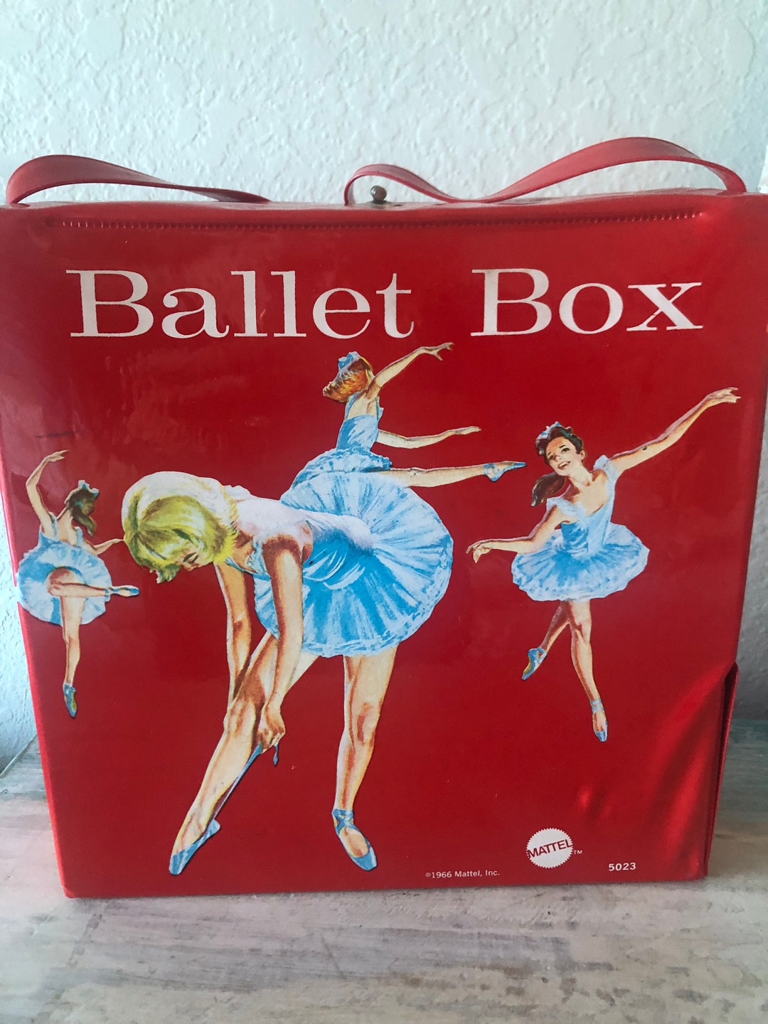1966 Red Vinyl Mattel Ballet Box-vintage - Etsy