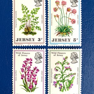Jersey - Original Vintage Postage Stamps - 1972 Wildflowers of Jersey ...