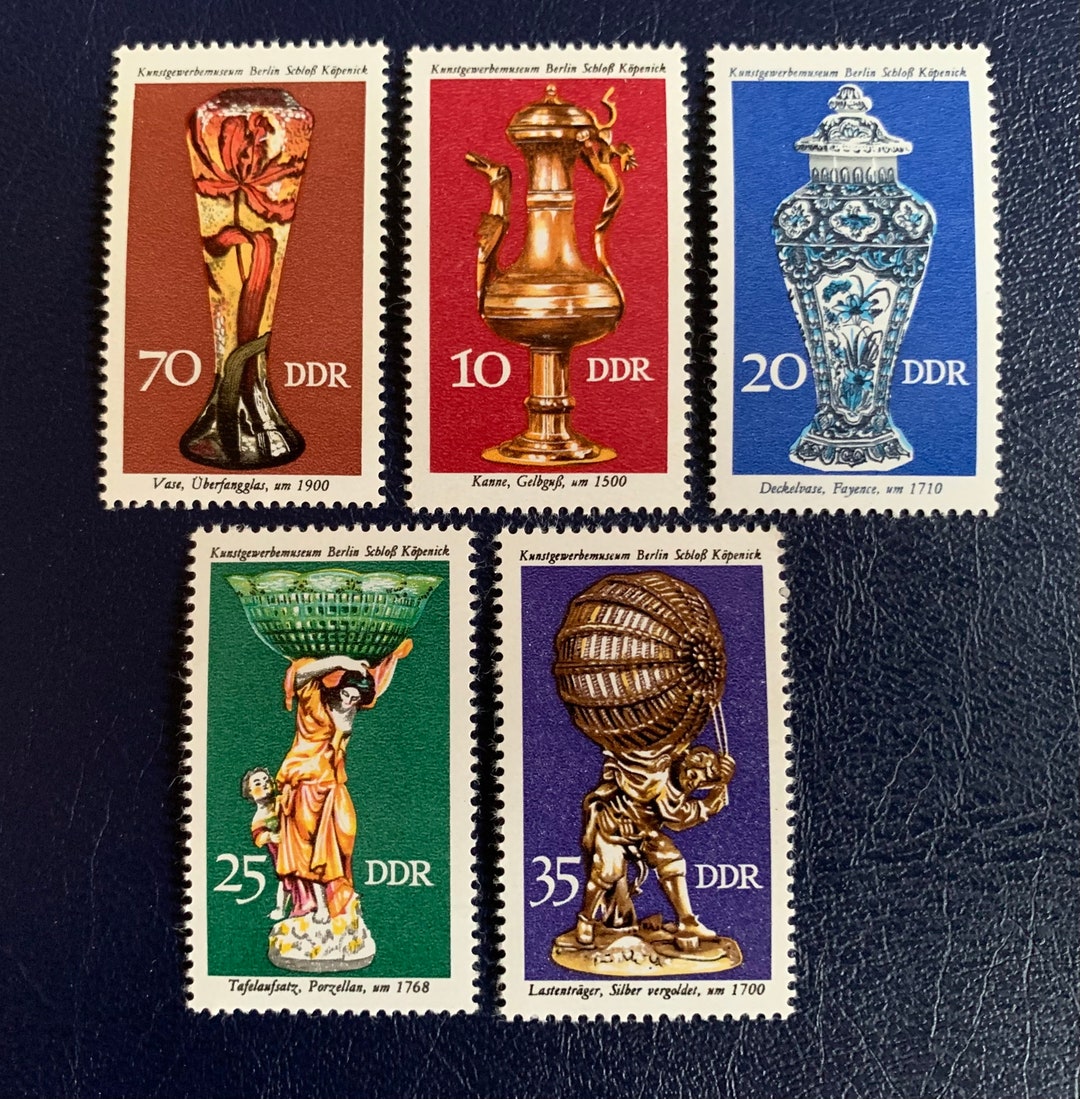 Germany DDR Original Vintage Postage Stamps 1976 - Etsy