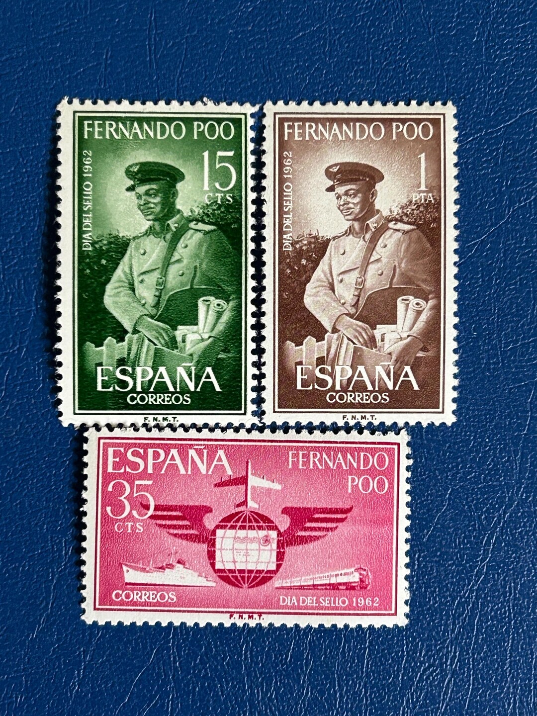Sp. Fernando Po original Vintage Postage 1962 Stamp Day for the ...