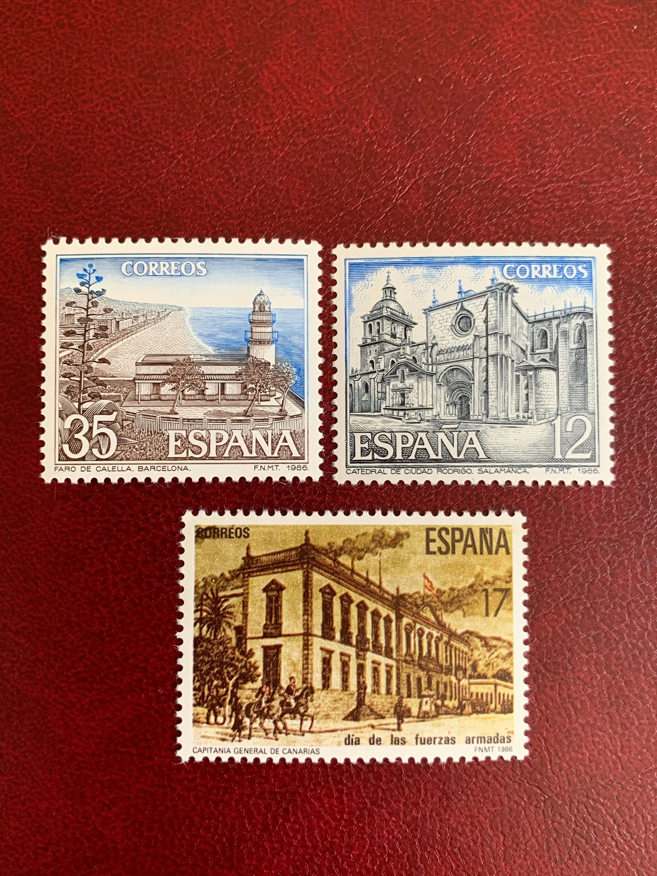 Barcelona Spain Postage Stamp