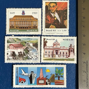 Brazil Original Vintage Postage Stamps 1989 Mix for the Collector ...