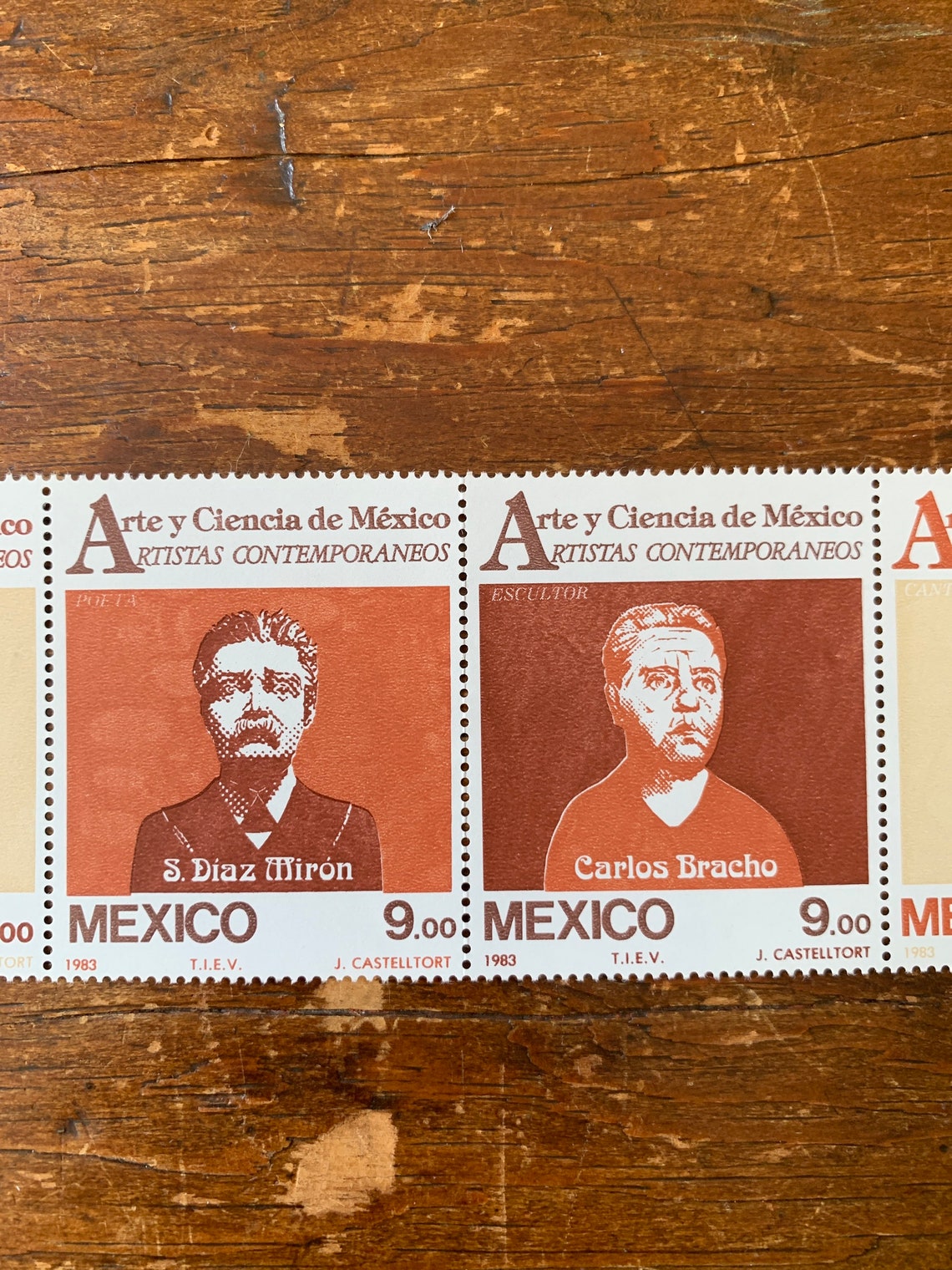 Mexico 5 Original Vintage Postage Stamps Arts and Sciences | Etsy